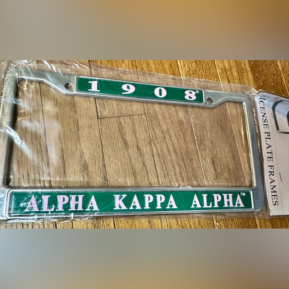 Salvage | Other | Alpha Kappa Alpha Aka Sorority License Plate Frame ...